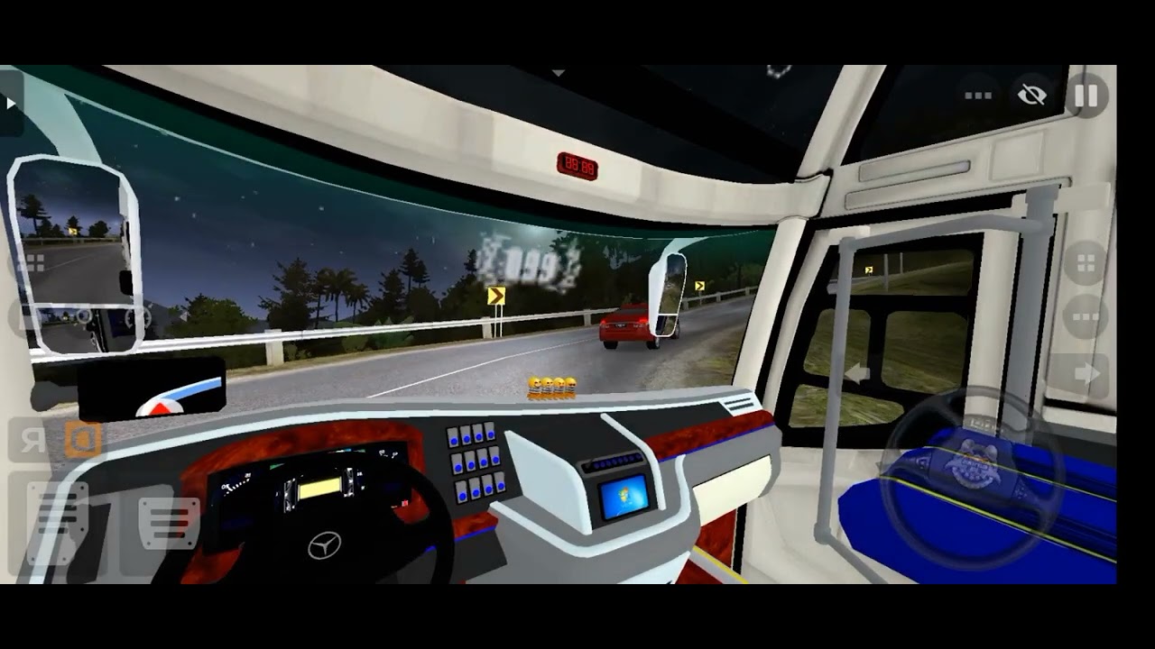 Bus Simulator Indonesia| nevera modificada| hoy en la nueva ruta 🧭🥶 ...