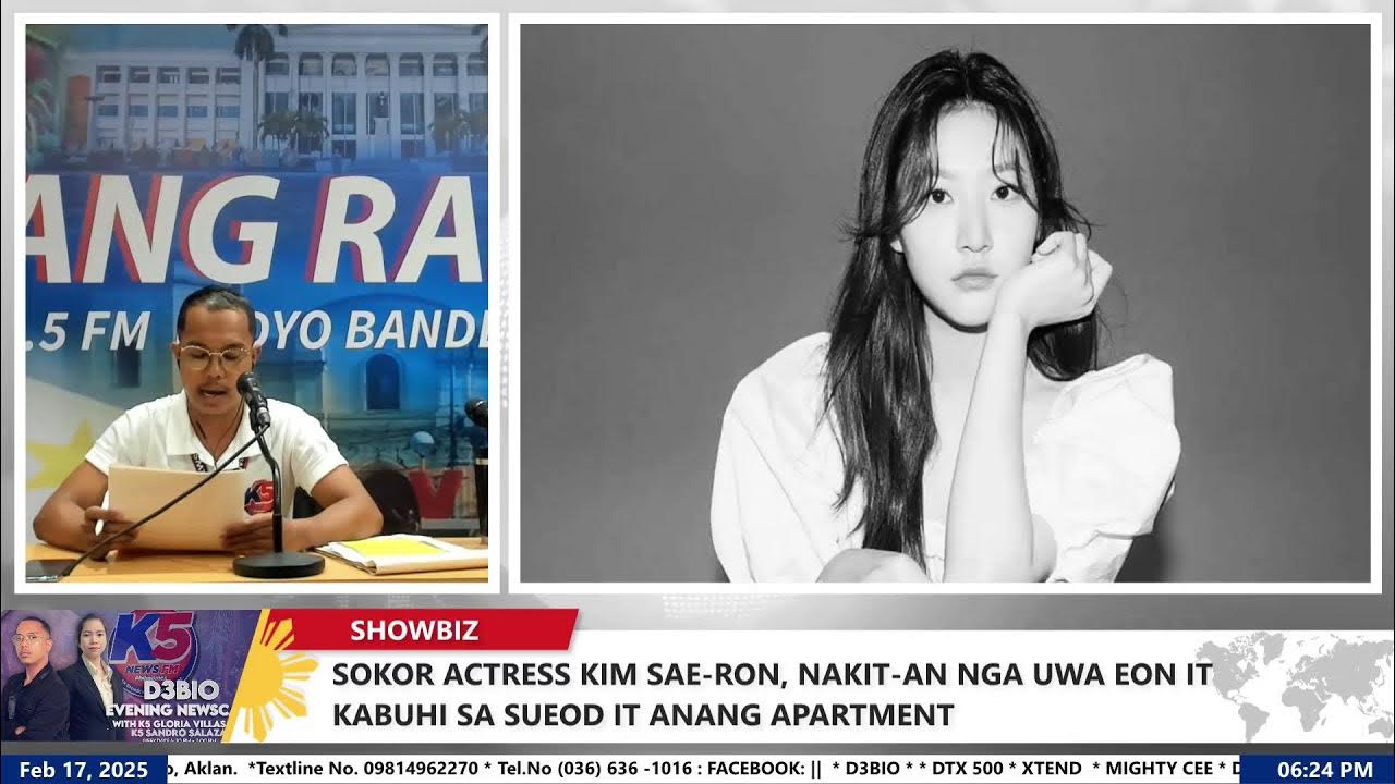 D3BIO EVENING NEWSCAST | K5 GLORIA VILLAS & K5 SANDRO SALAZAR| February 17, 2025 - YouTube