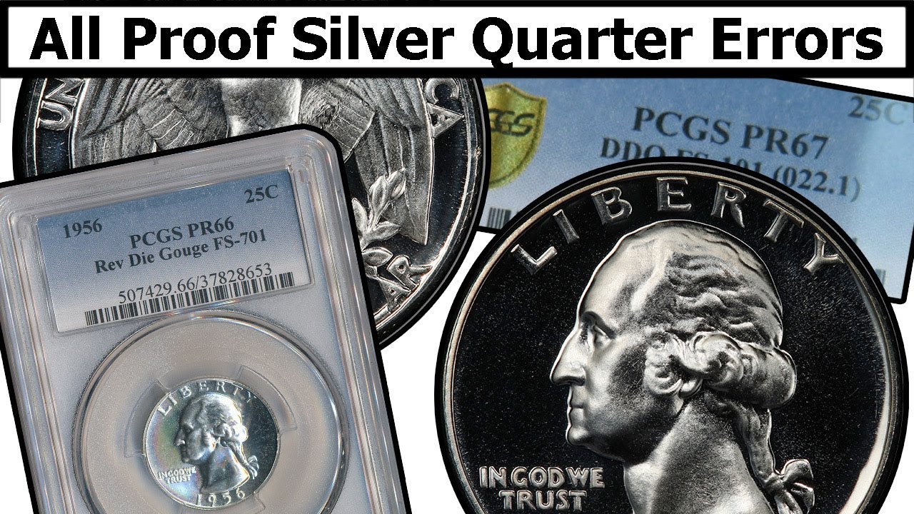 Proof Silver Washington Quarter Errors & Varieties Complete Guide ...