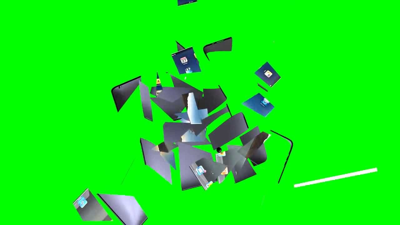 ipad breaking up grenn screen animation 64bit test 1 s01r03 - YouTube