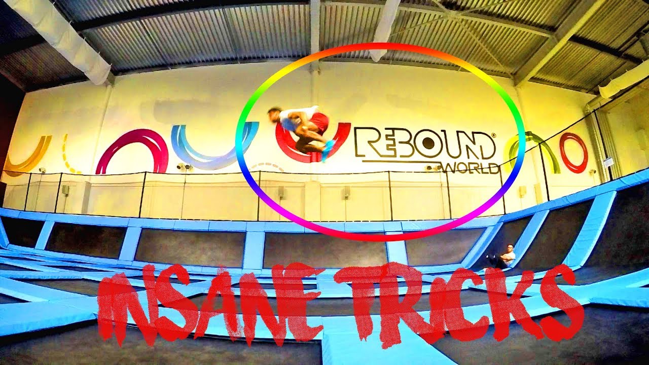 Rebound World Montpellier - Extreme Trampoline Park Tricks - YouTube
