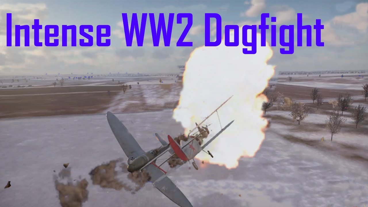 INTENSE World War 2 Dogfight - YouTube