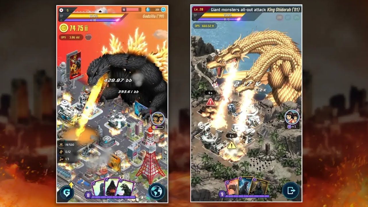 Godzilla Defense Force 🚀🐉💥 Gameplay - YouTube