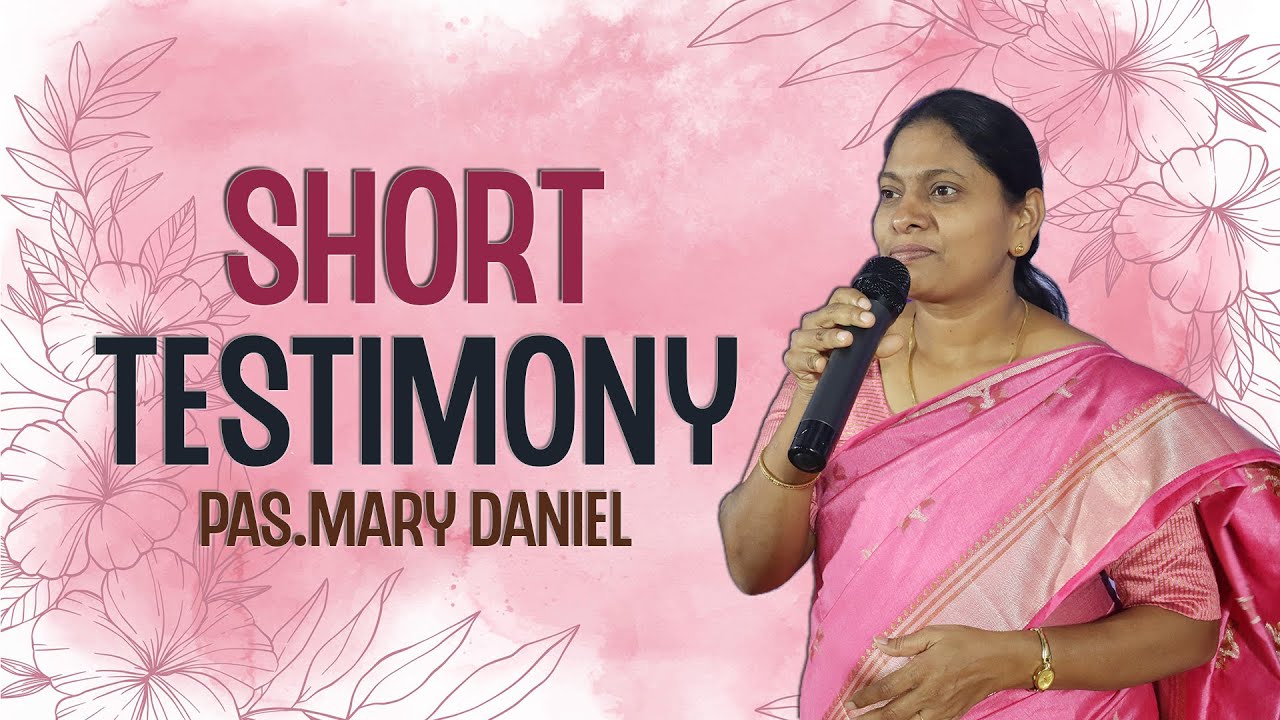Short Testimony || Pas. Mary Daniel || Telugu Christian Testimony ...