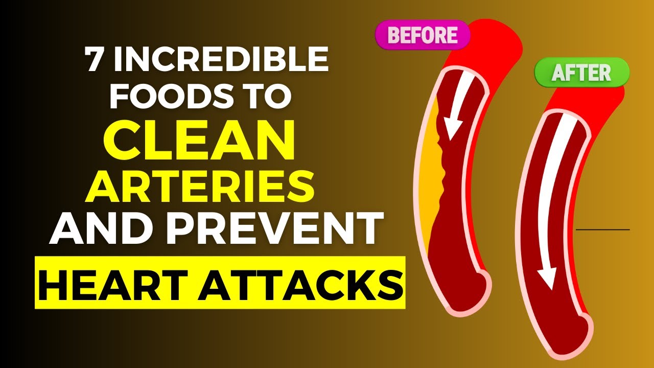7 Incredible Foods To Clean Arteries And Prevent Heart Attacks - YouTube