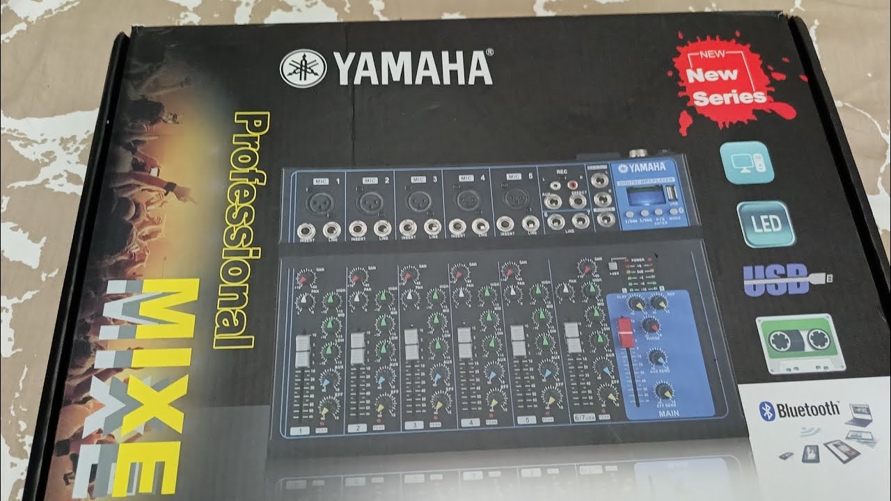UNBOXING YAMAHA MIXER F7-BT - YouTube
