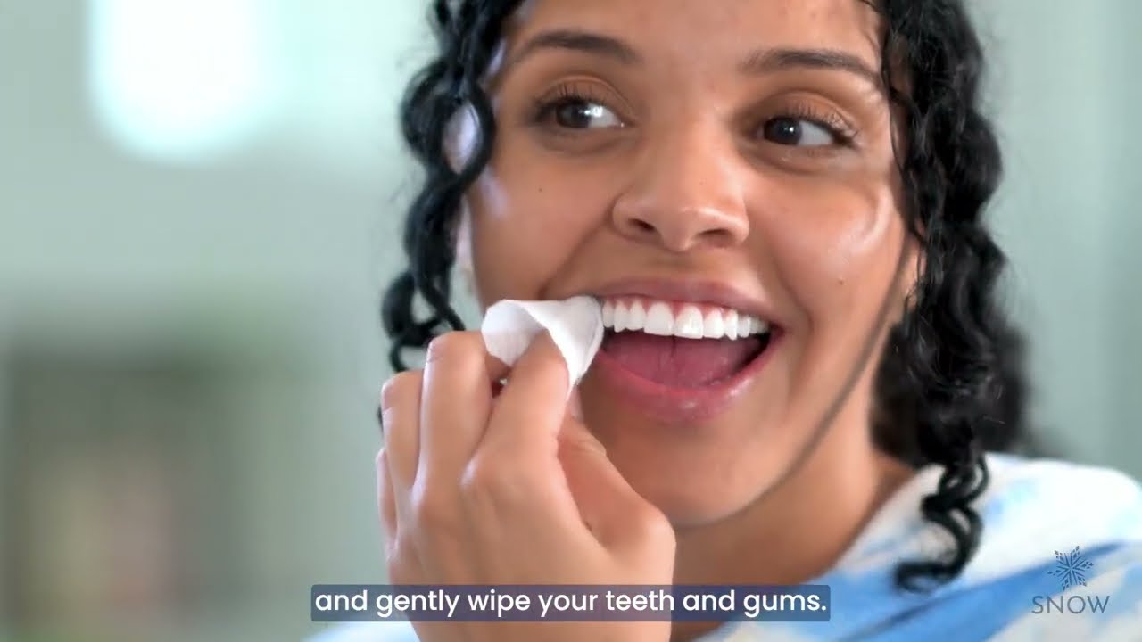 Teeth Whitening Wipes Tutorial - YouTube