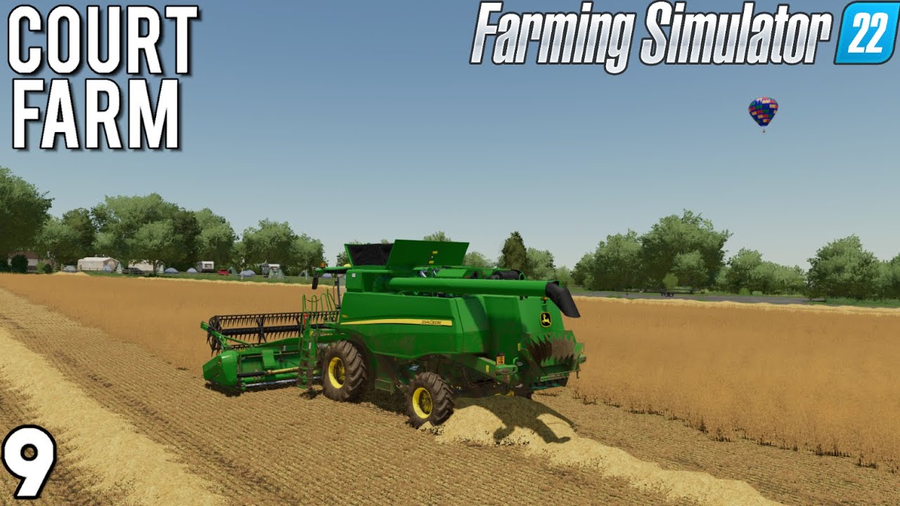 The Harvesting Begins! | Court Farm| Farming Simulator 22 - Ep9 - YouTube