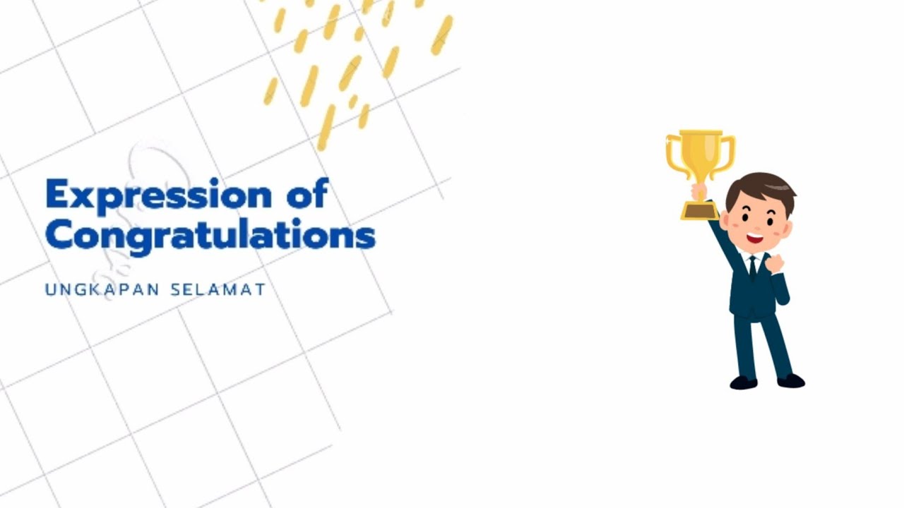 Expression of Congratulations |Ungkapan Selamat dalam Bahasa Inggris ...