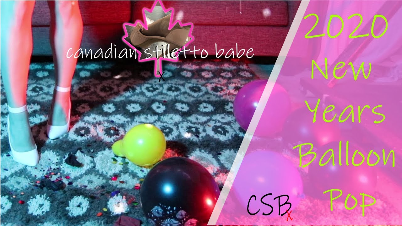 NY High Heel balloon pop - YouTube