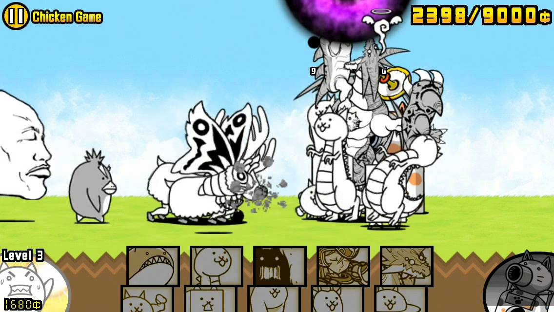 The Battle Cats - Chicken Game - YouTube