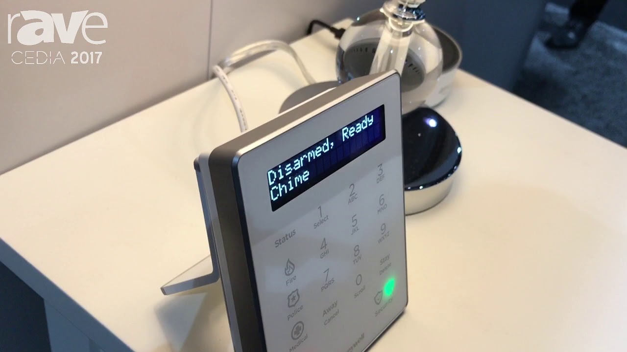CEDIA 2017: Honeywell Presents Lryic Keypad for Lyric Controller - YouTube