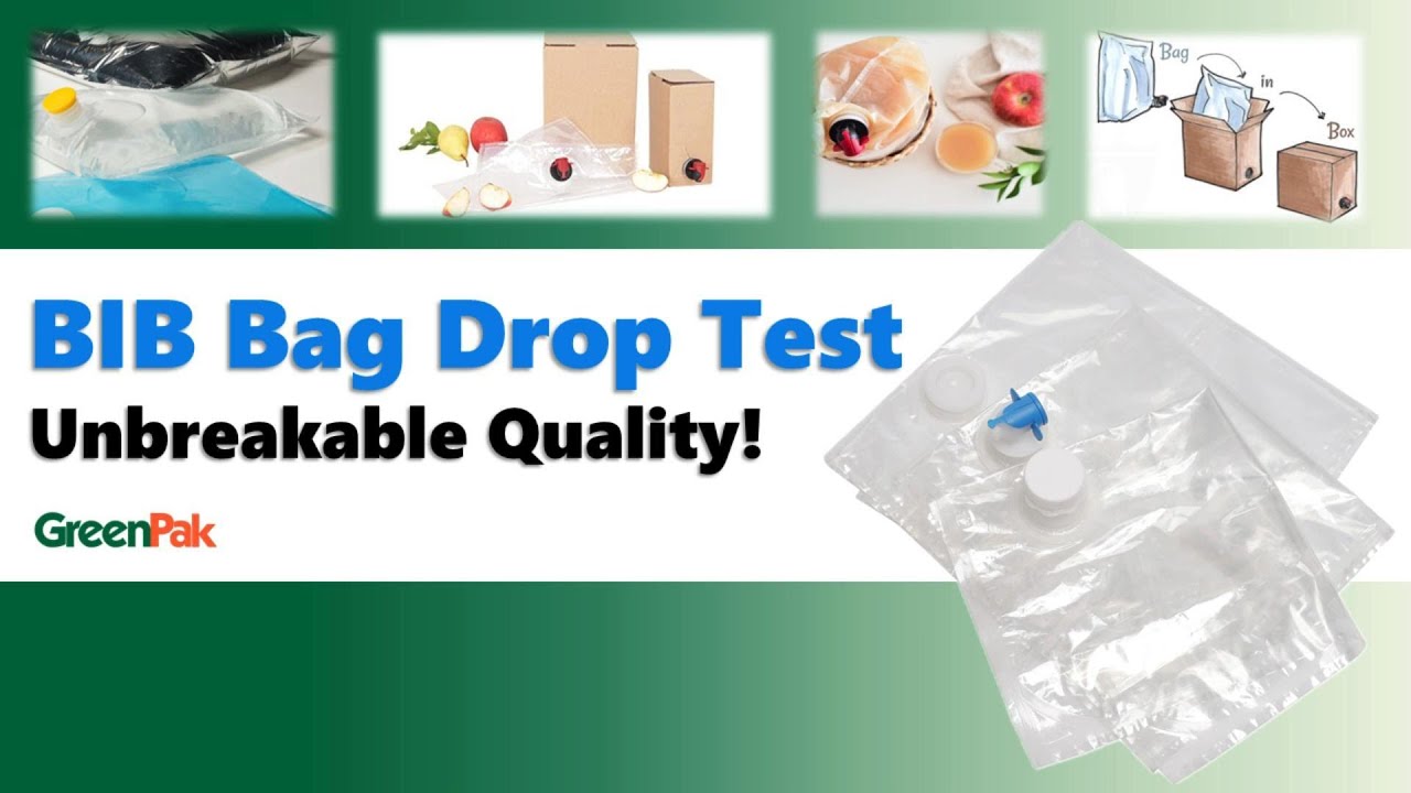 BIB Bag Drop Test - YouTube