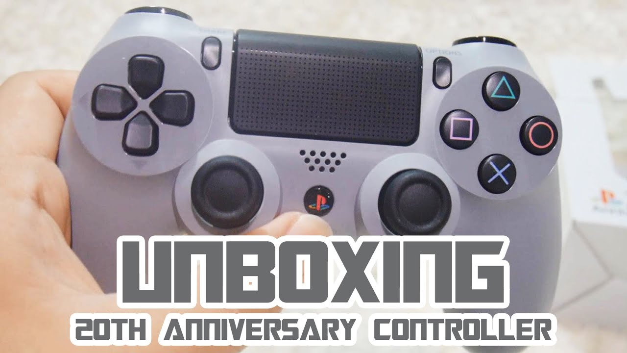 แกะกล่องจอย PS4 20th Anniversary DualShock 4 Controller Unboxing (ไทย ...