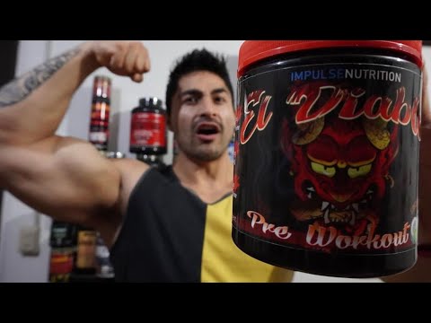 Pre Entreno con DMHA😱EL DIABLO‼️😈Pre-Workout MAS Potente 2023🔥Impulse ...