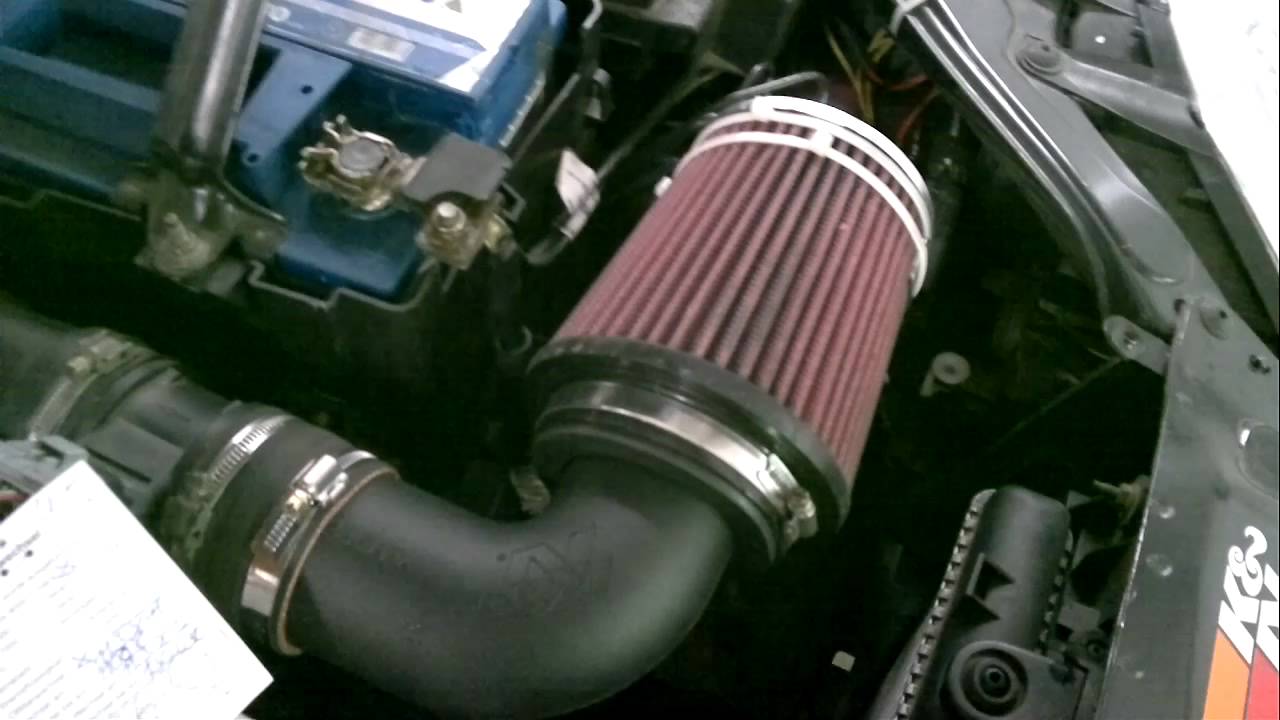Citroen Xsara 2,0 HDI K&N 57i Cold Air Intake - YouTube