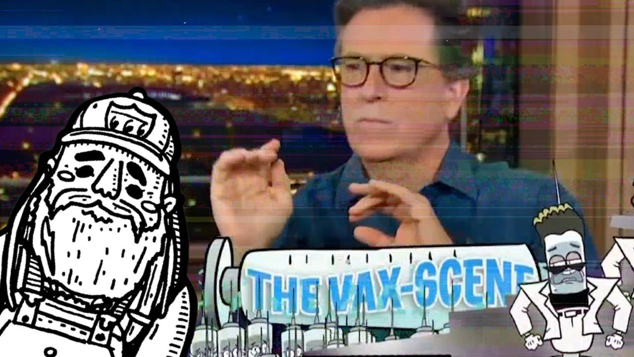 Colbert Being Unbearable | THE VAX-SCENE! - YouTube
