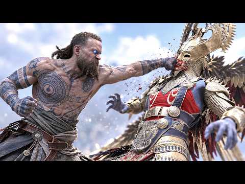 Baldur vs Sigrun - God of War Boss vs Boss Fight