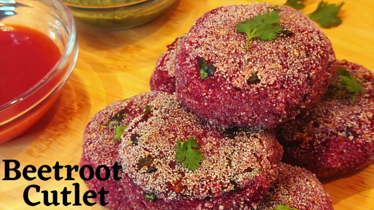 Beetroot Cutlet | बीट कटलेट | QUICK & HEALTHY Cutlet Recipe | Beetroot ...