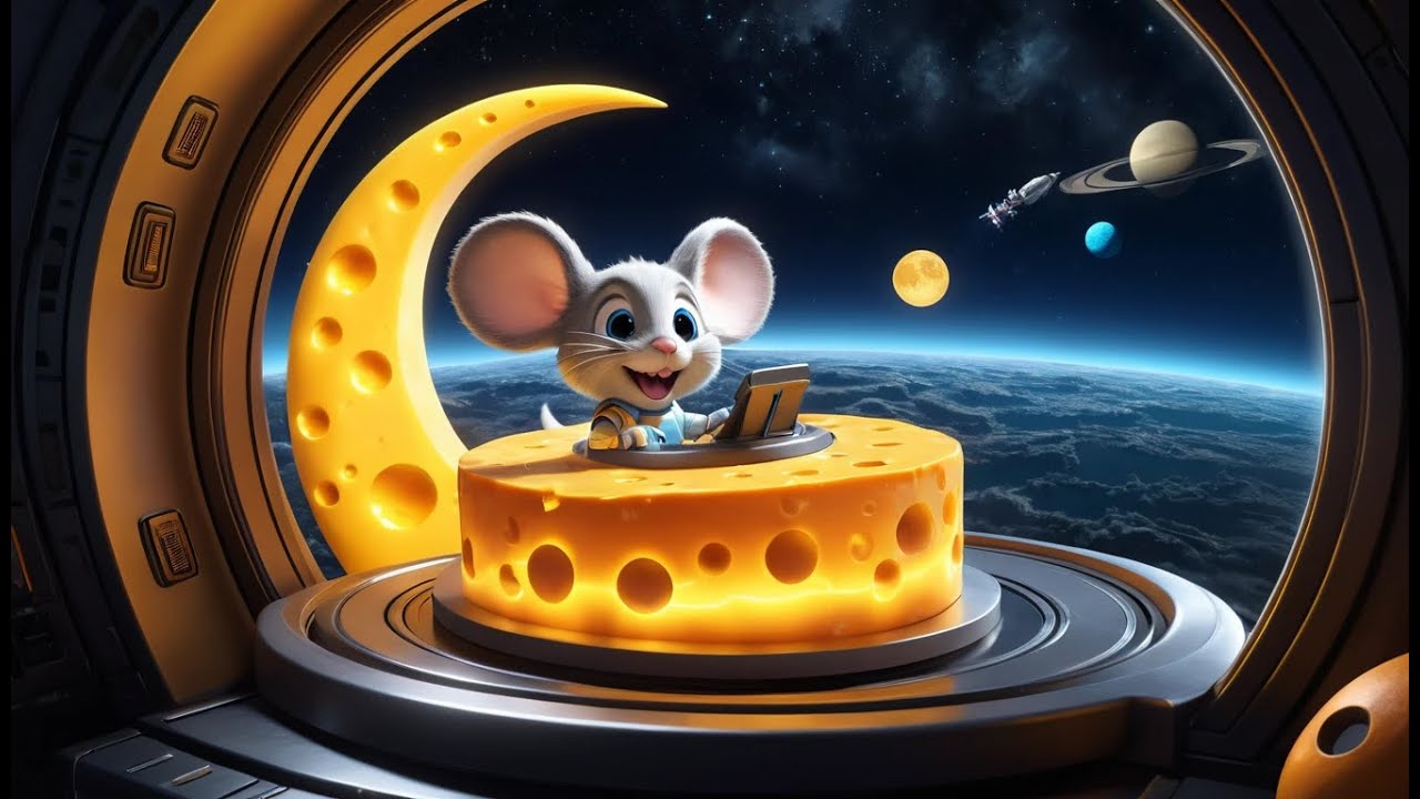 The Moon Mouse and His Cheese Rocket | Fun Nursery Rhyme for Kids ...