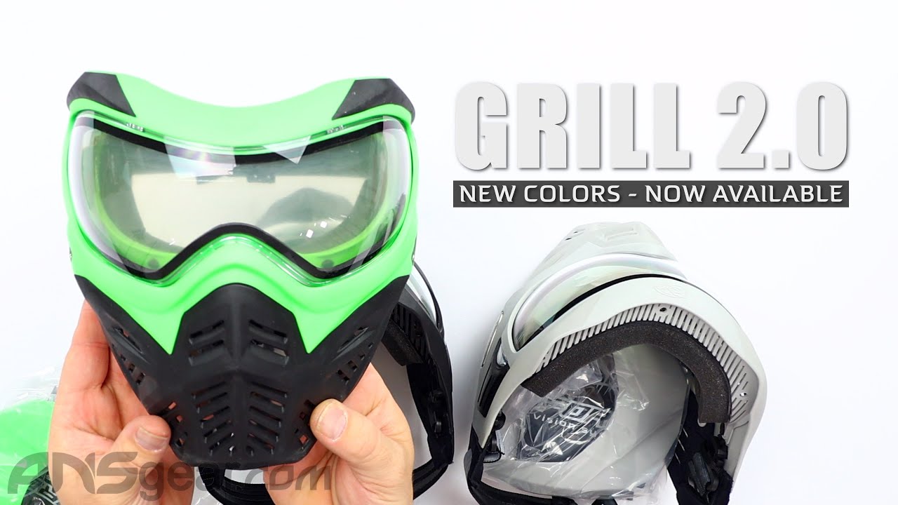 V-Force Grill 2.0 Paintball Mask - New Colors - YouTube