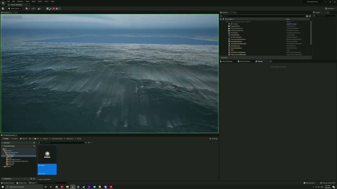 Cinematic Ocean for Rendered Cinematics v1.1 Overview & FAQ - YouTube