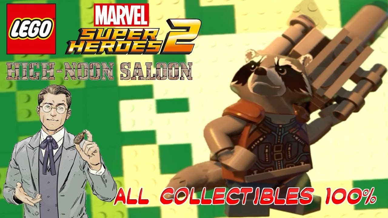 LEGO Marvel Super Heroes 2 - Level 6: High-Noon Saloon 100% Guide (All ...