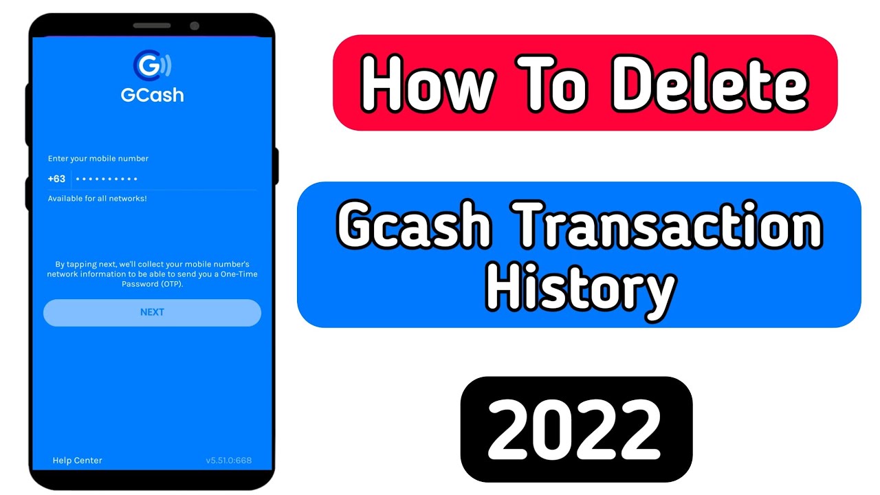 how to deIete gcash transaction history | how to cIear gcash ...