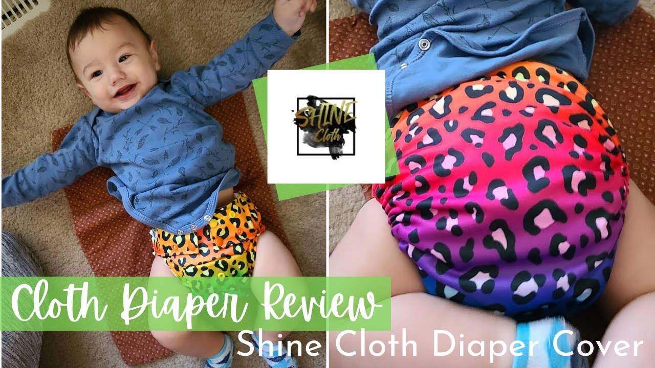 The Shine Cloth Diaper Cover Review + Fit on 9-month-old Baby Boy - YouTube