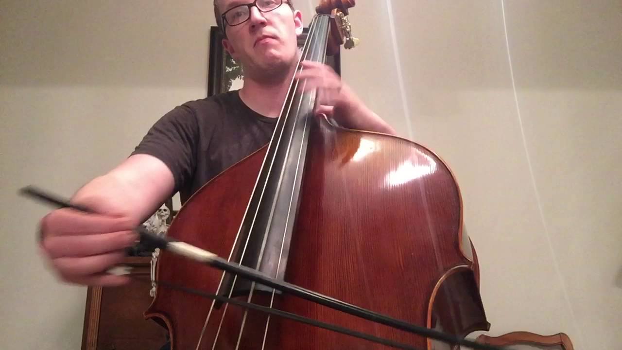 Simandl Etude 17 for Double Bass - YouTube
