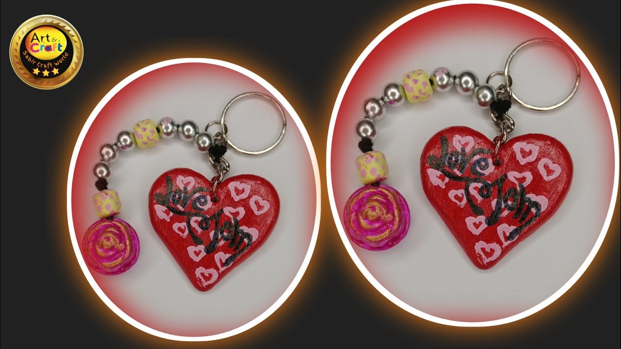 Handmade keychain !! Mom's key ring gift !! Bag ka chall !! Diy ...