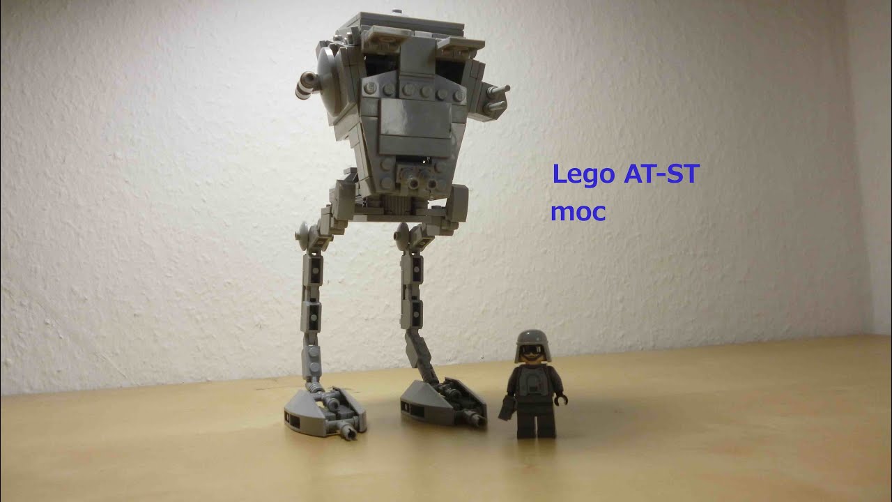 Lego star wars AT-ST (moc) - YouTube