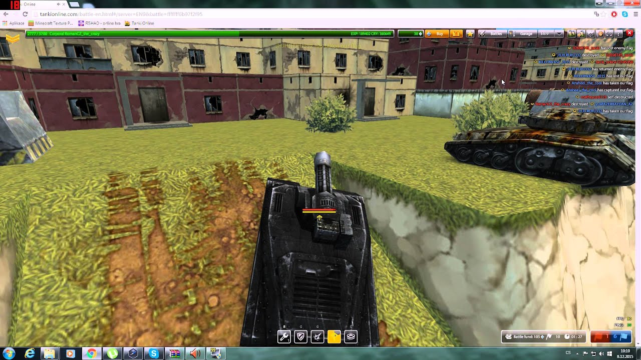 ukazka hry tanky online - YouTube