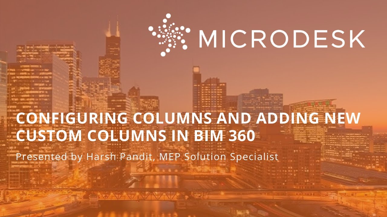 Configuring Columns And Adding New Custom Columns In Bim 360 Youtube 0201