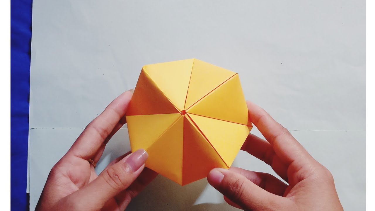 Easy origami transforming flexahedron Pp Crafts - YouTube