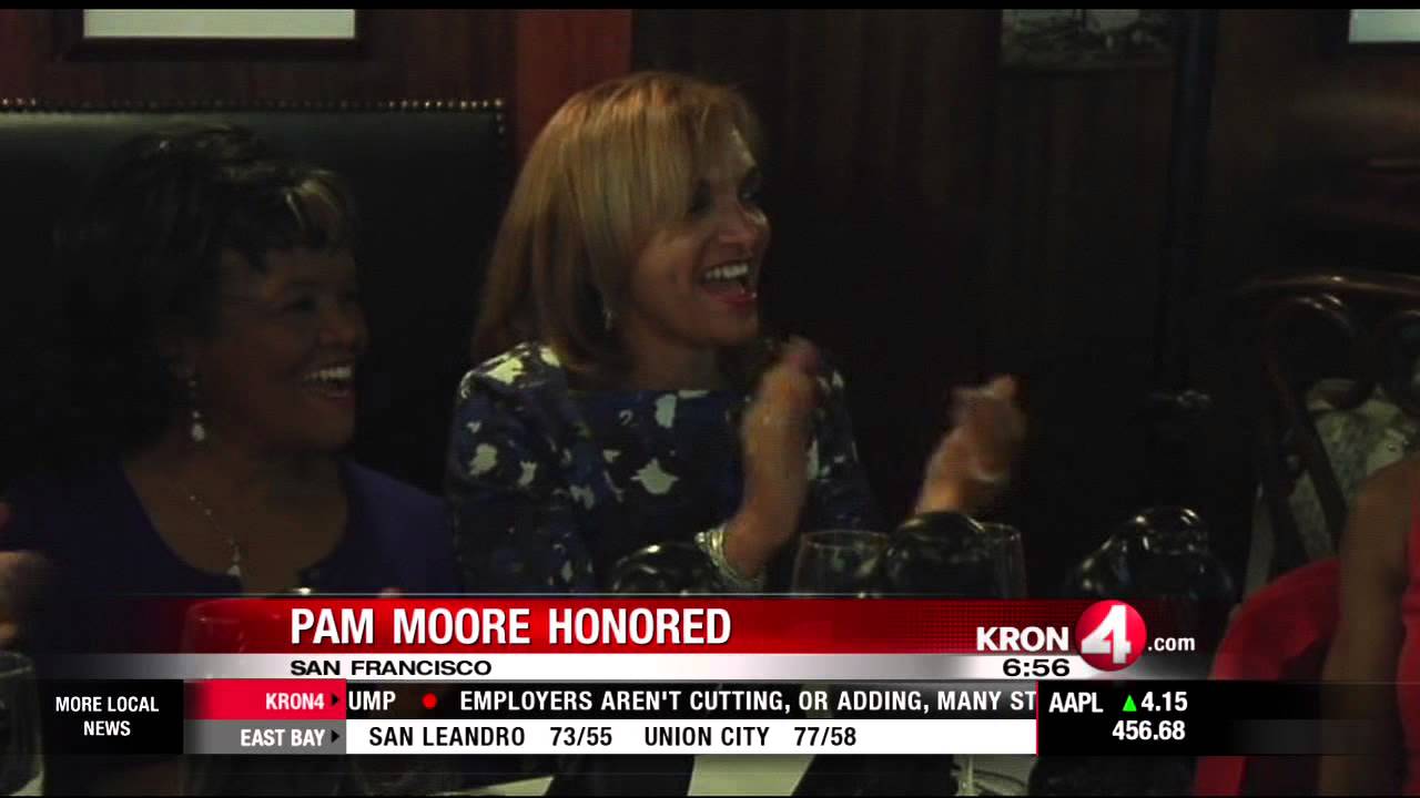 Pam Moore Honored at Johns Grill - YouTube
