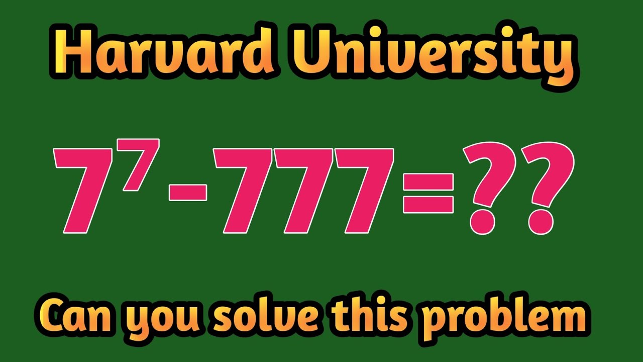The Most Insane Math Olympiad Problem - YouTube