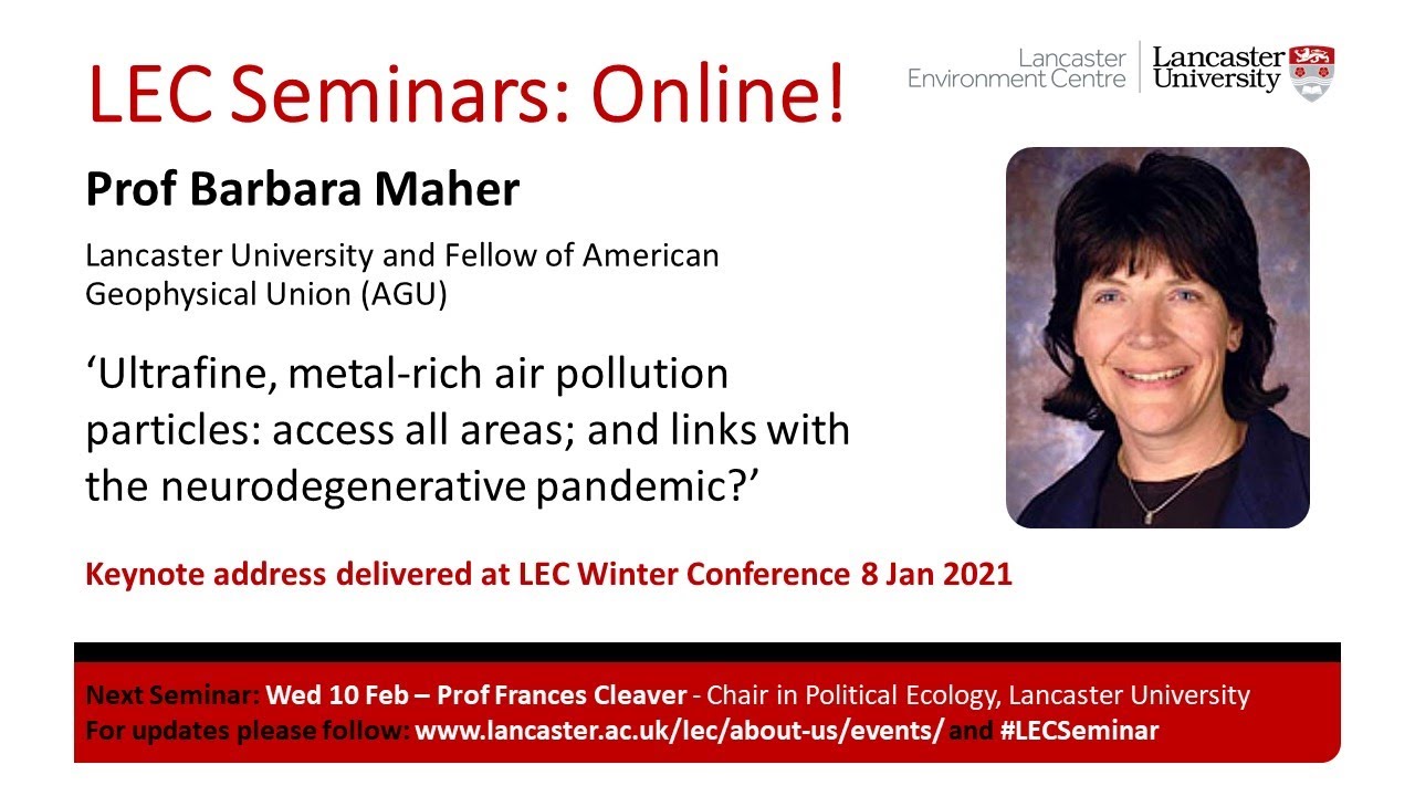 LEC Seminar 2021-01-08 Prof Barbara Maher - YouTube