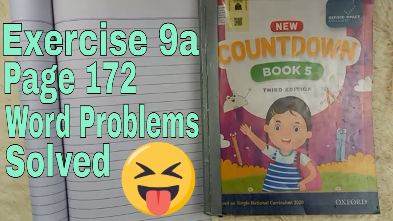 Oxford Countdown book 5 third edition exercise 9a word problems part 1 ...
