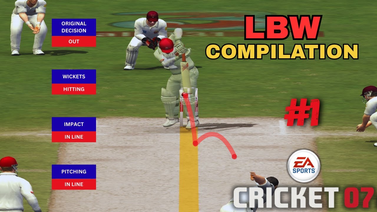 LEG BEFORE WICKET (LBW) 1 | CRICKET 07 MOMENTS - YouTube