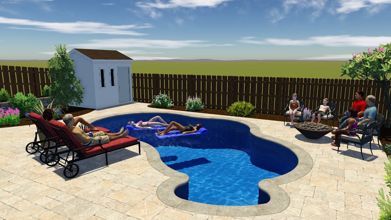 16 x 30 Rectangle Pool by Rideau Pools Ottawa - YouTube