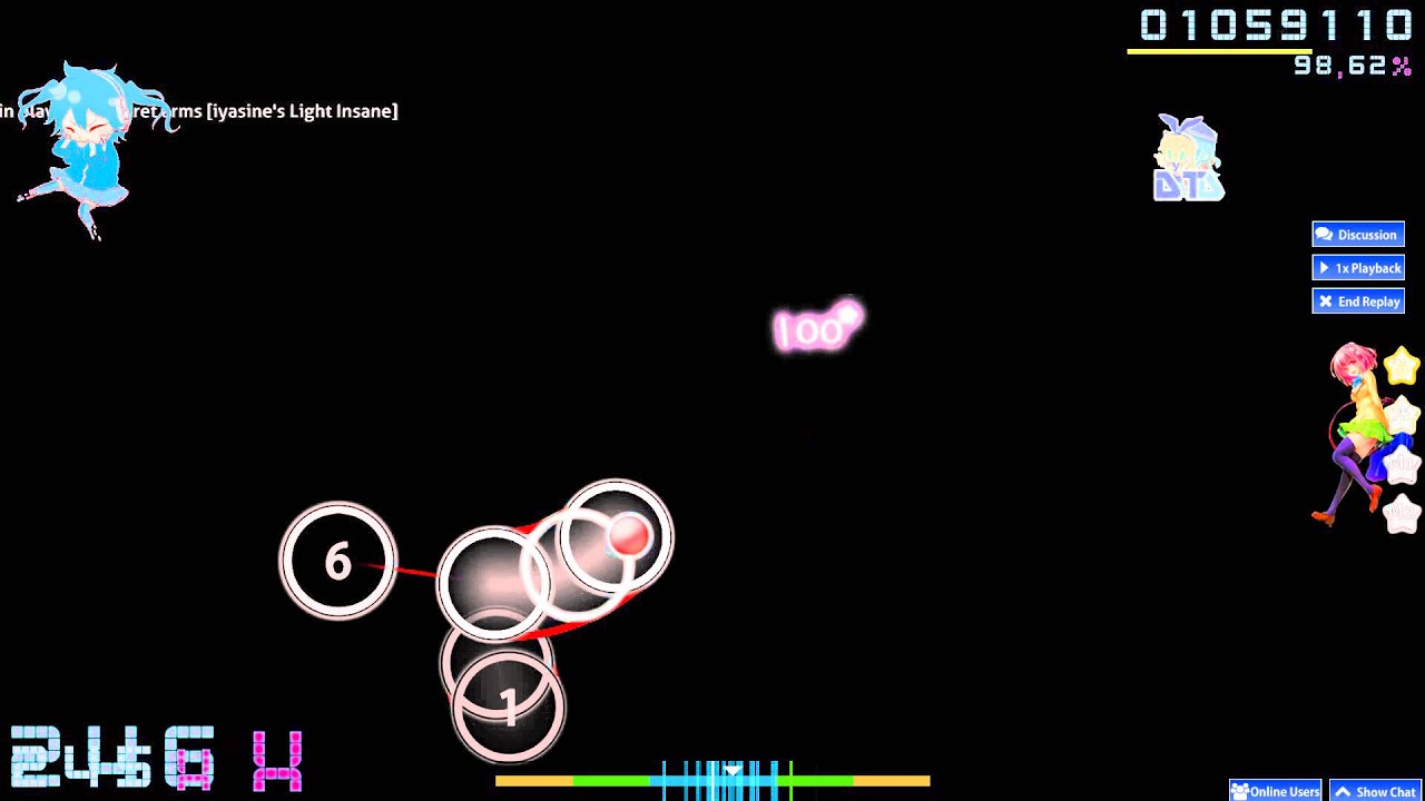 Osu! Ray - secret arms [Light Insane DT+HD] - YouTube