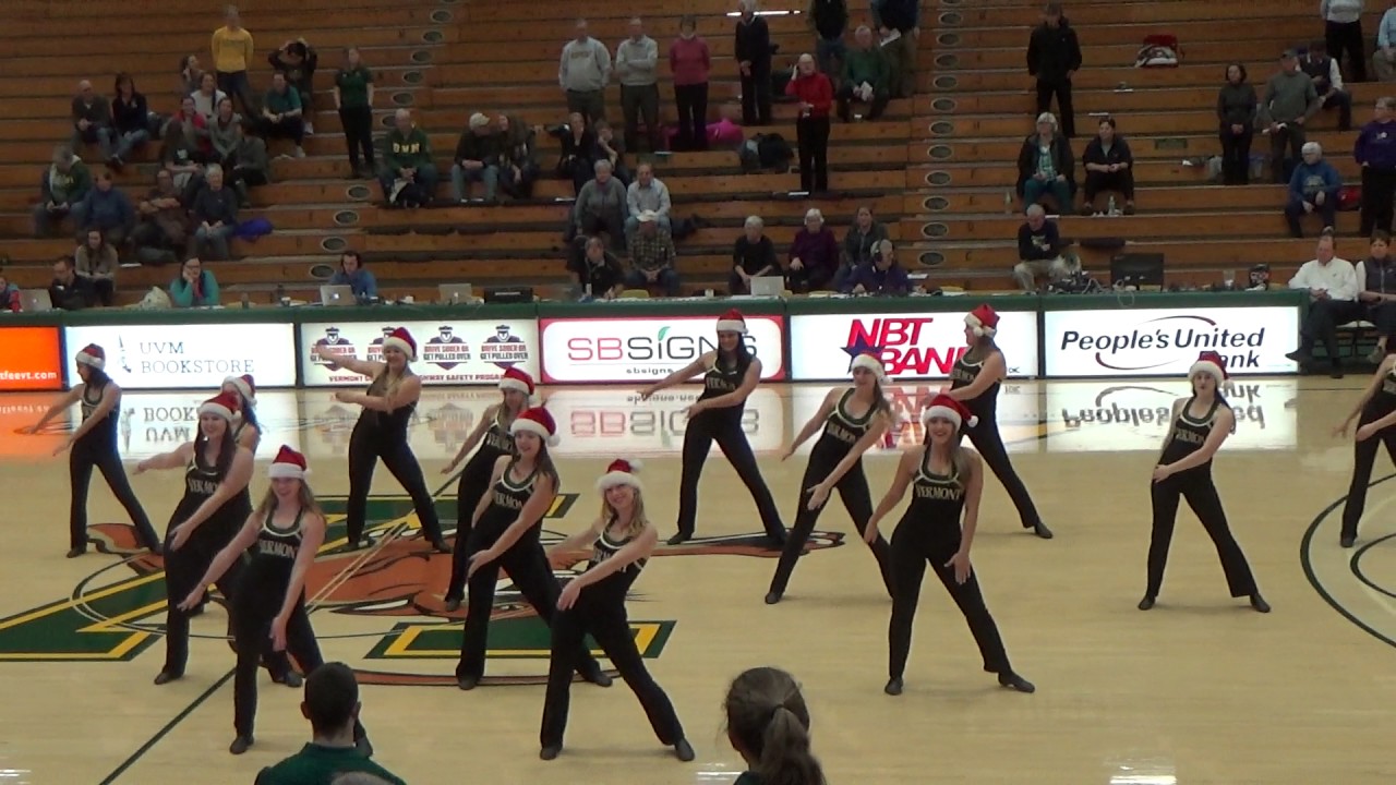 UVM Dance Team Christmas kickline November 30 2016 - YouTube