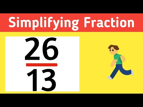 How to Simplify 26/13 || 26/13 Simplified - YouTube