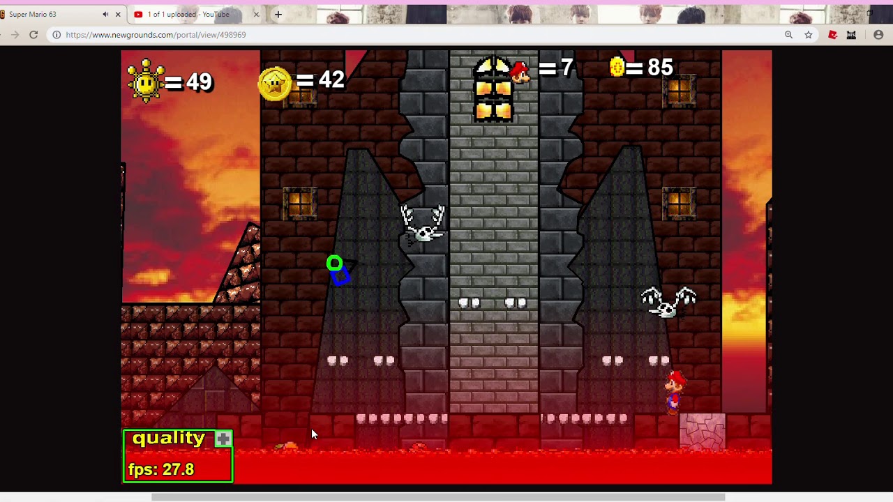 Super Mario 63 - Kamek's Castle (Red Shine Sprite) - YouTube