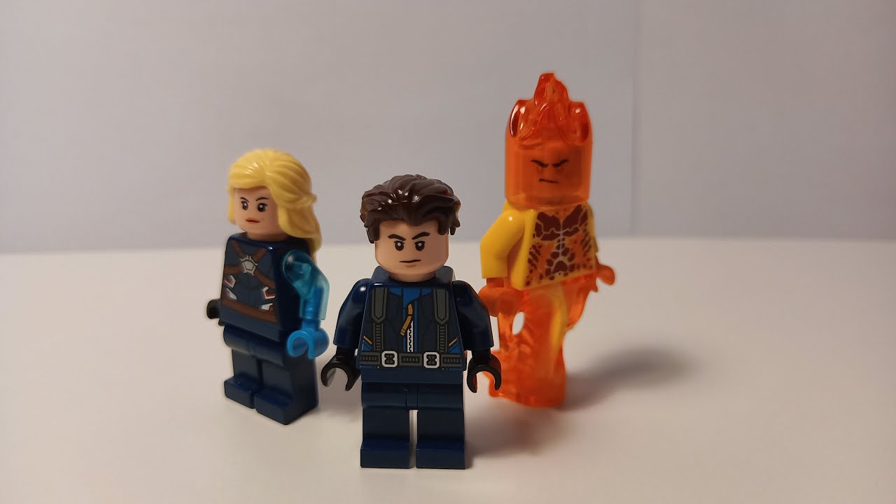 How to build a custom LEGO Mr Fantastic, Invisible woman and Human ...