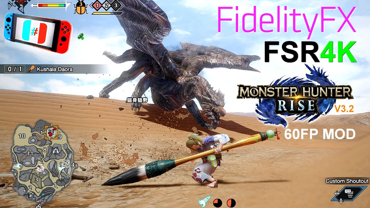 Monster Hunter Rise 3.2 ~AMD FidelityFX ( Magpie ) | Ryujinx 1.0.0-ldn2 ...