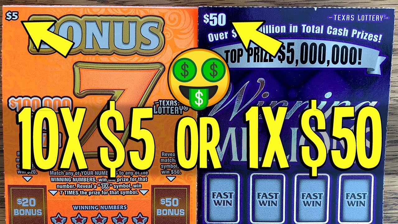 WHICH ONE PROFITS? 💰 $50 Winning Millions OR 10X $5 Bonus 7! 💵 $100 in ...