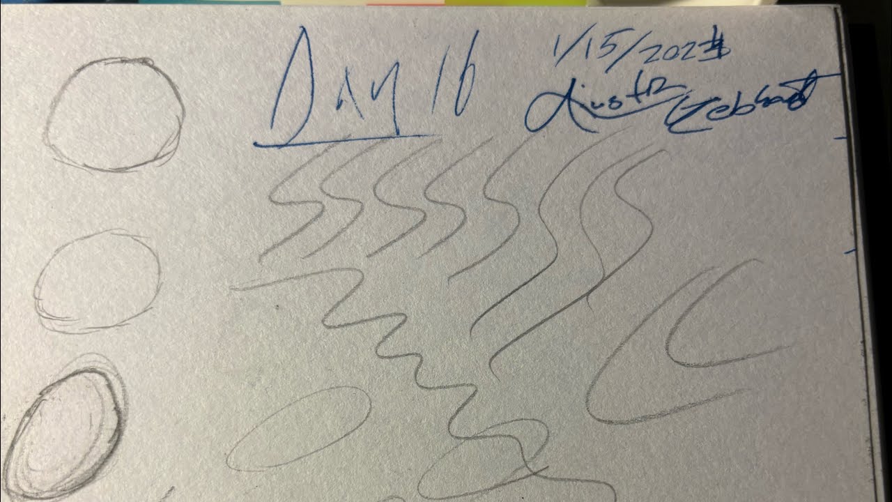 Day 16 of 365 days of drawing (feeling good( - YouTube