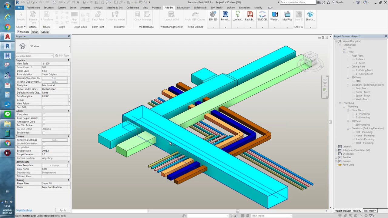 Add In avoid mep clashes - YouTube